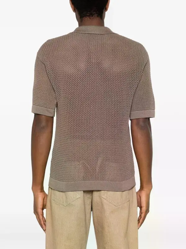 Tagliatore Knitted Short-sleeve T-shirt - Brown