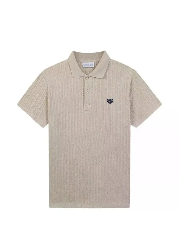 Maison Labiche Heart-patch Polo Shirt