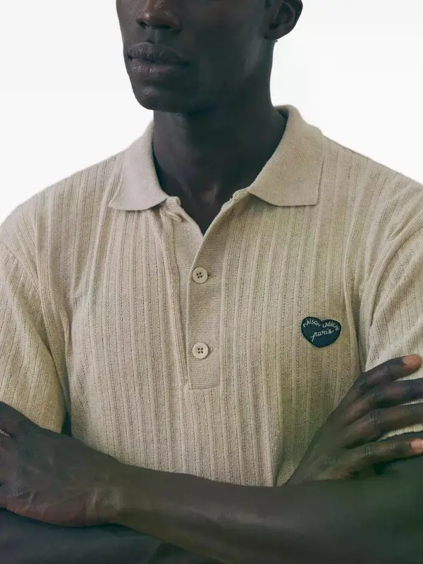 Maison Labiche Heart-patch Polo Shirt