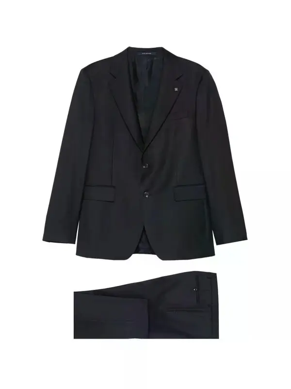 Tagliatore Notched-lapels Suit - Blue