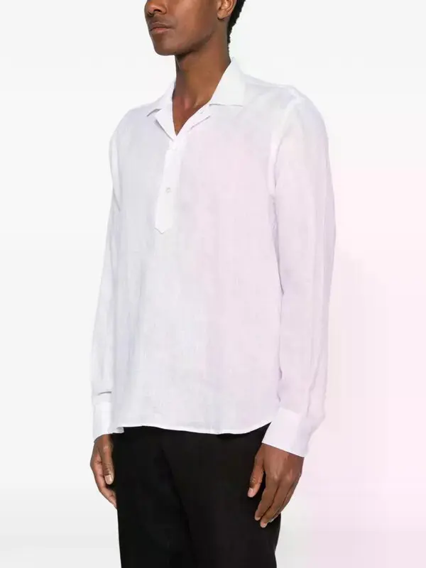Tagliatore Dustin Camp-collar Shirt - White