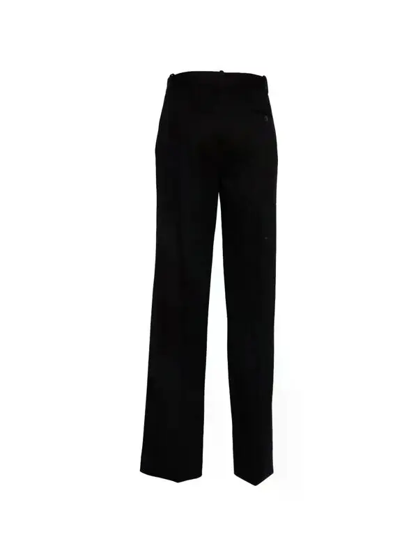 CIRCOLO 1901 Wide Leg Trousers - Black