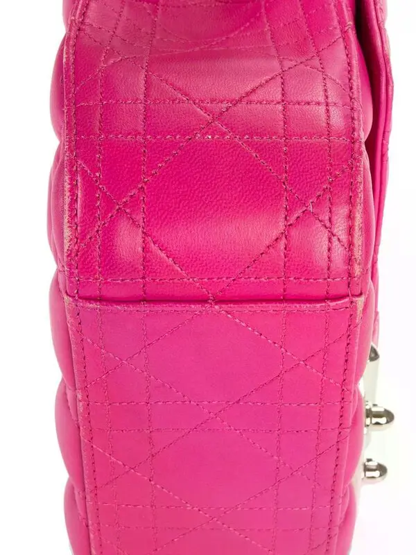 Dior Quilted Chain Shoulder Bag - Pink