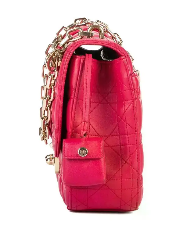 Dior Quilted Chain Bag - Pink