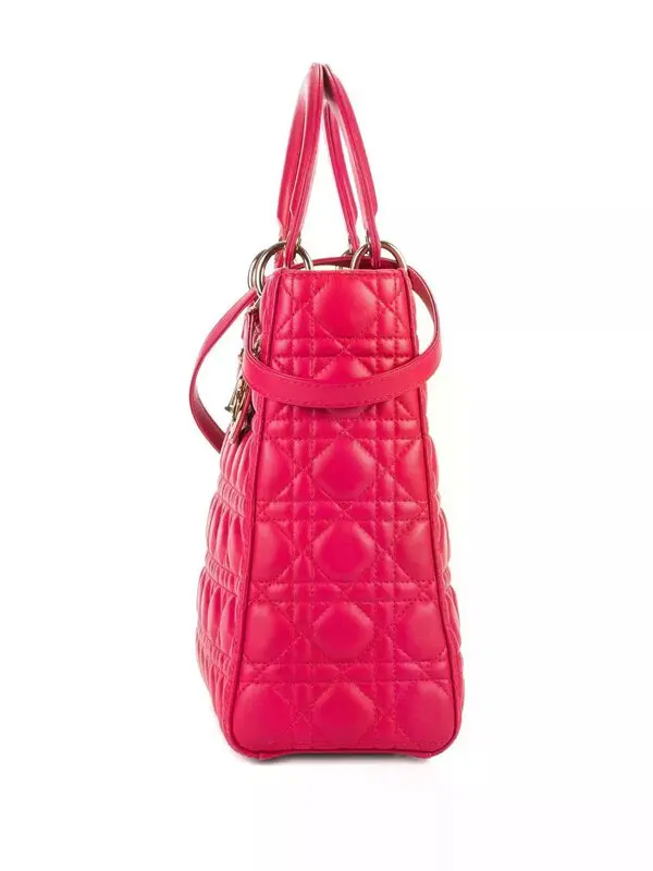 Dior Quilted Shoulder Bag - Pink