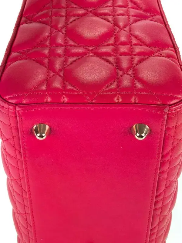 Dior Quilted Shoulder Bag - Pink