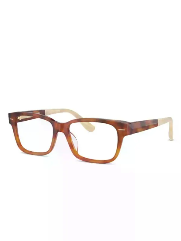Brunello Cucinelli Tortoiseshell-effect Square Frame Glasses