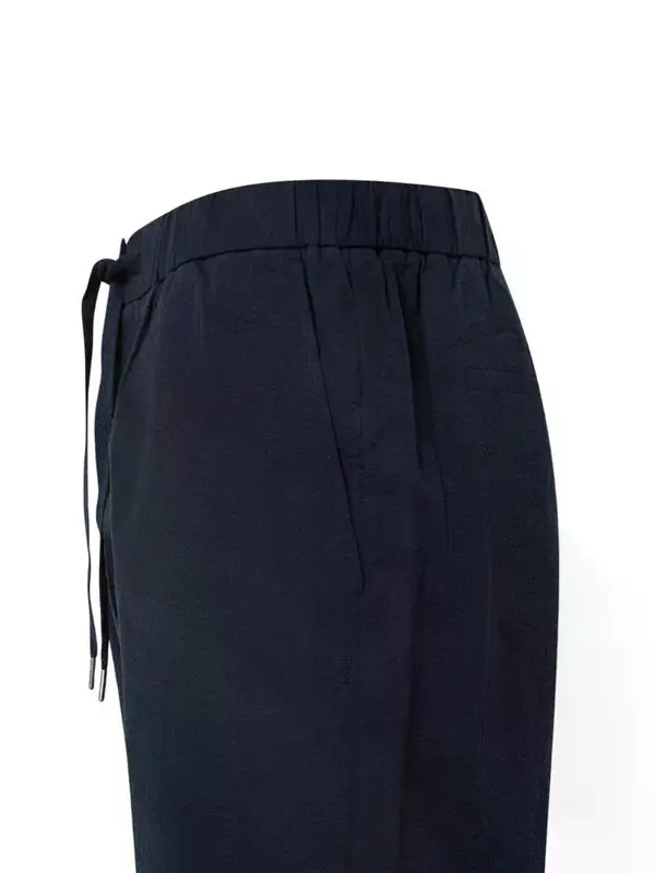 SUN 68 Textured Drawstring Shorts - Blue