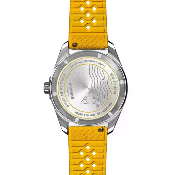 Shinola 40mm Watch With Dial And Black Bezel