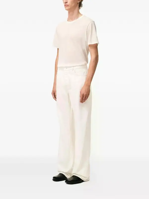 AMI Paris Cotton Loose-fit Wide Leg Jeans