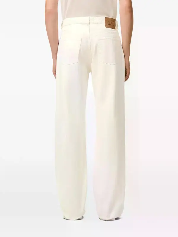 AMI Paris Cotton Loose-fit Wide Leg Jeans