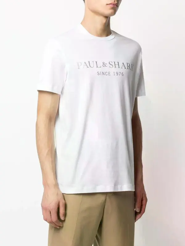 Paul & Shark Logo-print Crew-neck T-shirt