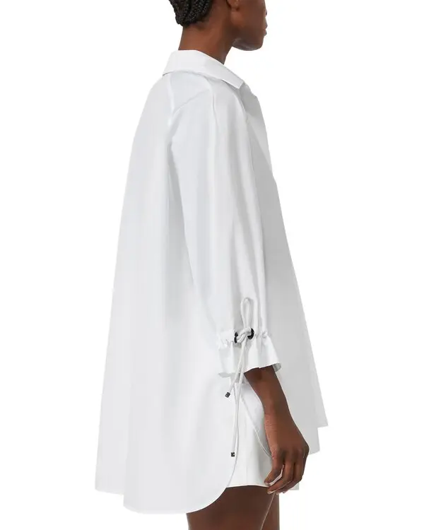 Max Mara Mxmadorni Oversized Blouse - Optical White