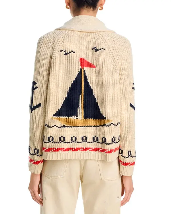 The Great. Lodge Cardigan Sweater