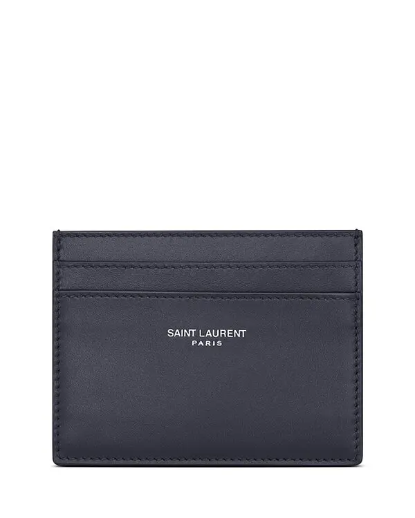 Saint Laurent Paris Card Case - Midnight Blue