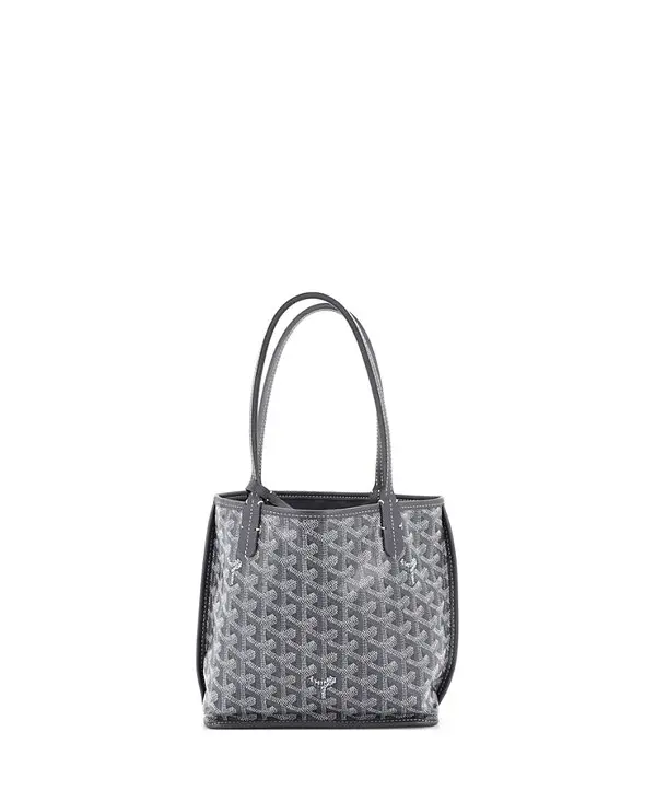 Goyard Mini Anjou Reversible Tote Coated Canvas - Gray