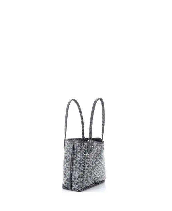 Goyard Mini Anjou Reversible Tote Coated Canvas - Gray
