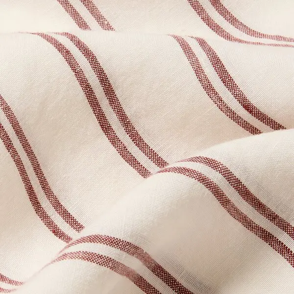 PIGLET IN BED Kemptown Stripe Linen Blend Fitted Sheet, Queen