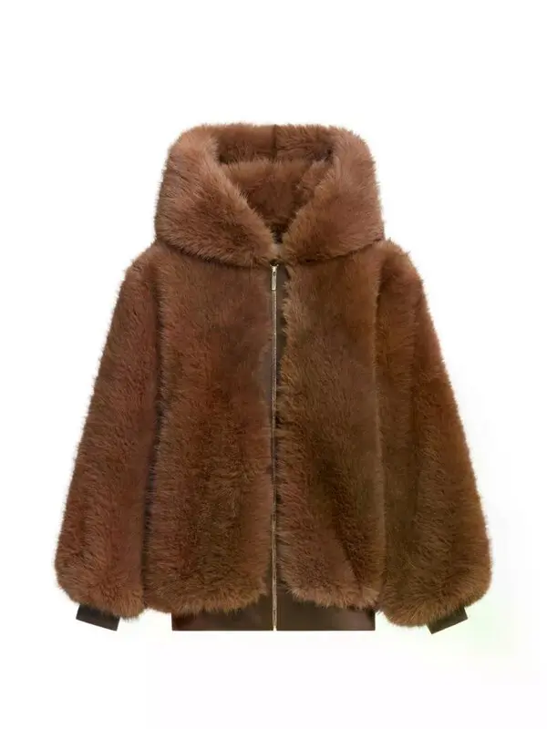 Elie Saab Hooded Zip-up Jacket