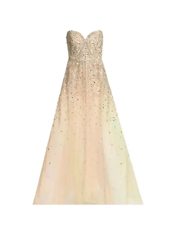 Elie Saab Stud-embellished Maxi Dress