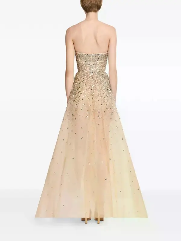 Elie Saab Stud-embellished Maxi Dress