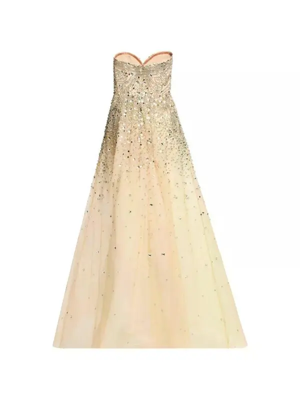 Elie Saab Stud-embellished Maxi Dress