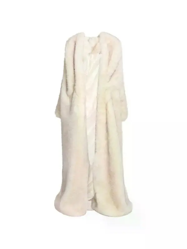 Elie Saab Belted Long Sleeve Coat