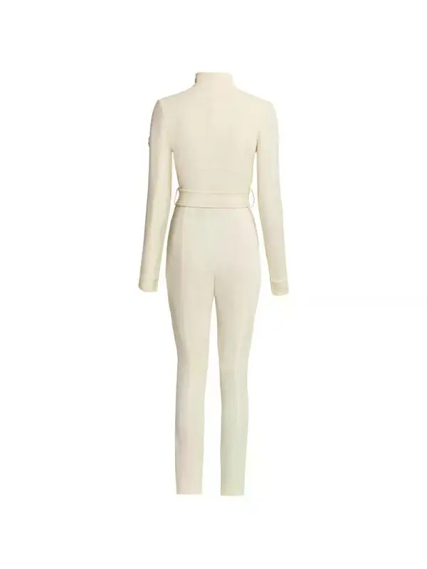 Elie Saab Belted Turtleneck Jumpsuit