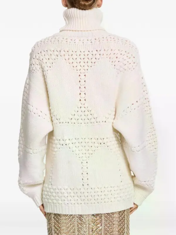 Elie Saab Ribbed-knit Turtleneck Sweater