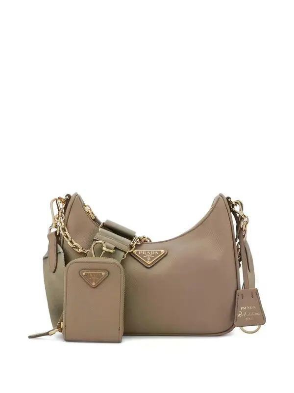 Prada Chain Cross Body Bag With Pouch