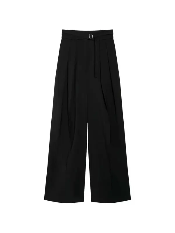 Sportmax Belted Wide-leg Trousers