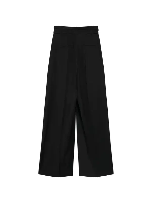Sportmax Belted Wide-leg Trousers