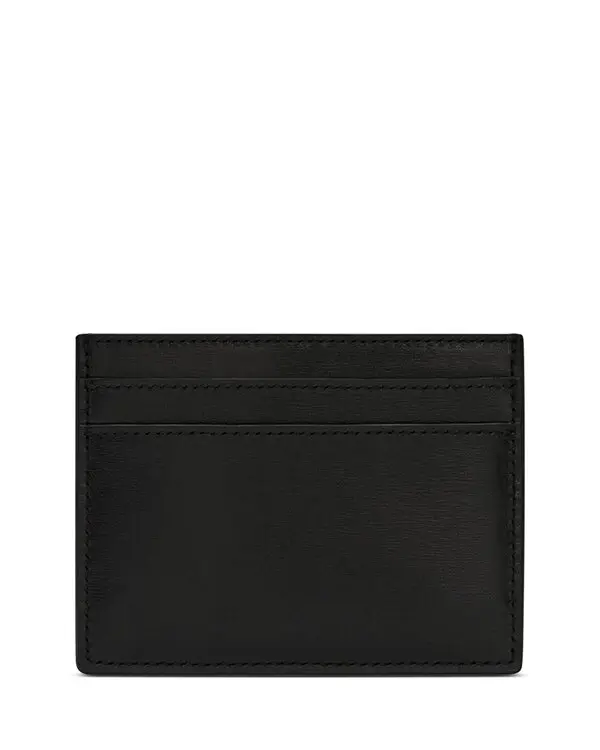 Saint Laurent Paris Credit Card Case - Black