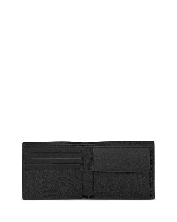 Saint Laurent Paris East/west Wallet With Coin Purse