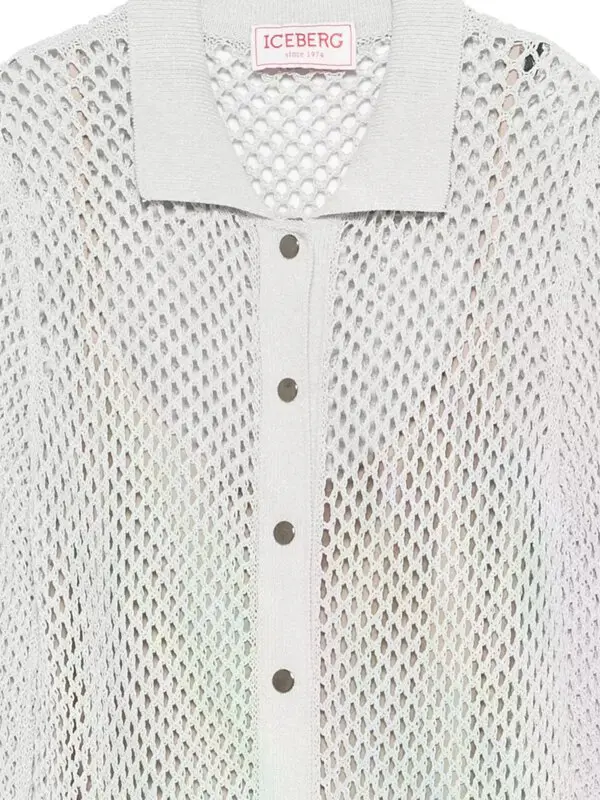 Iceberg Collared Buttoned Maxi Dress