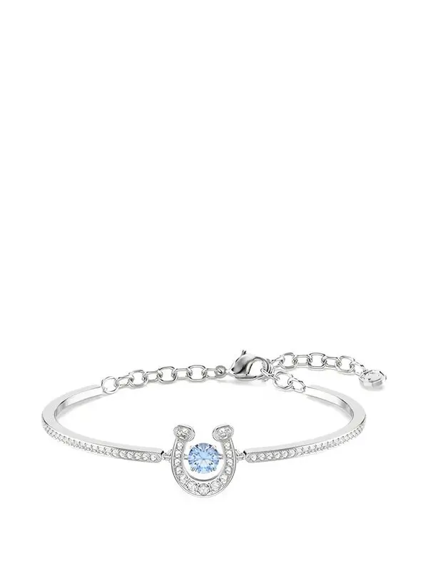 SWAROVSKI Horseshoe Stone Embellished Bracelet - Silver