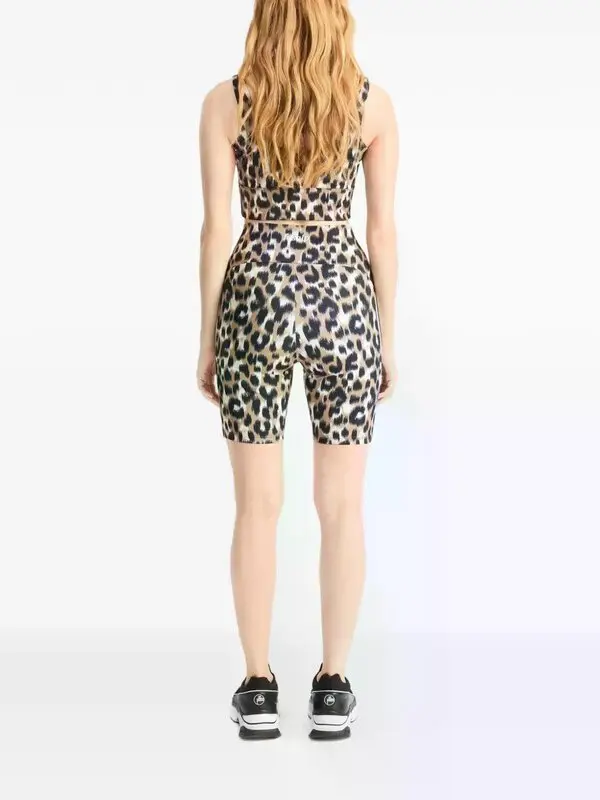 Fusalp Biarro Leopard-pattern Shorts - Neutrals