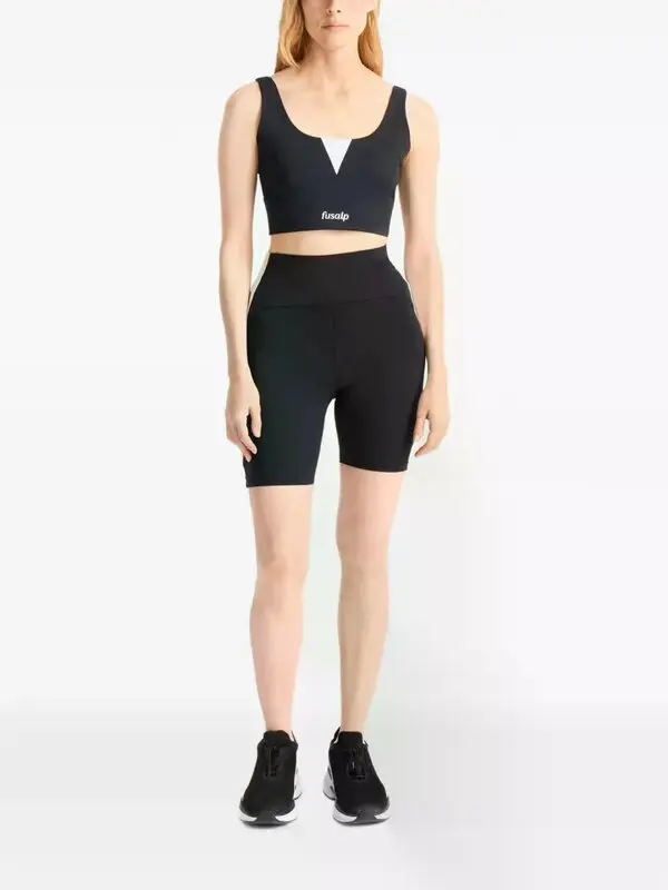 Fusalp Biarro Side-stripe Shorts - Black