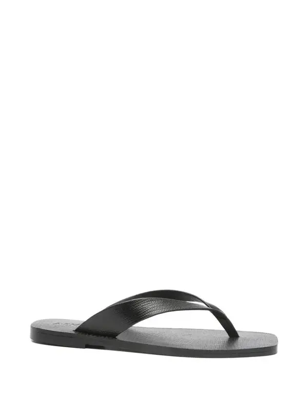 A.emery Kinto Embossed Sandals - Black