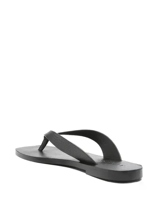 A.emery Kinto Embossed Sandals - Black