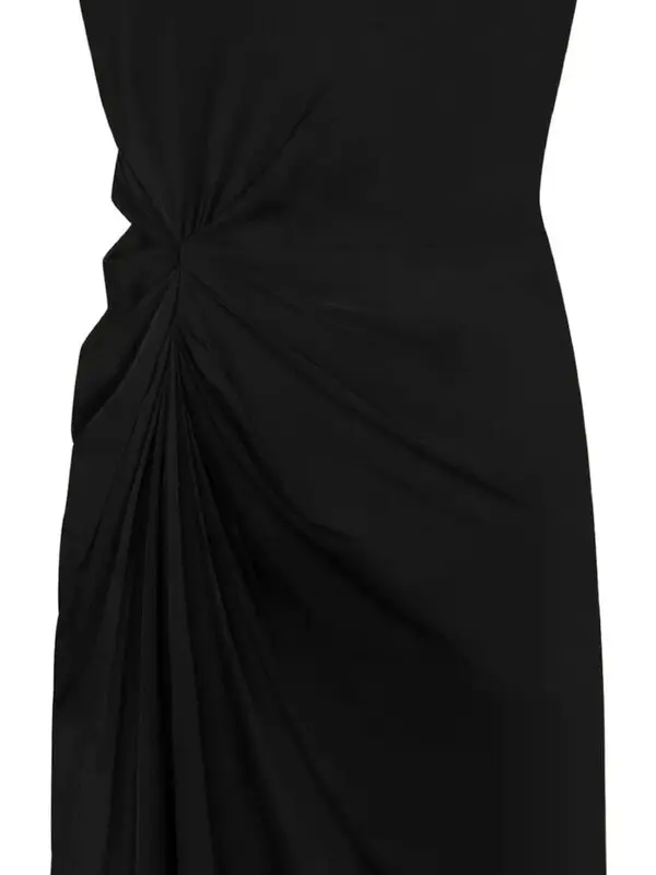 A.L.C. Alma Knotted Asymmetrical-hem Midi Dress