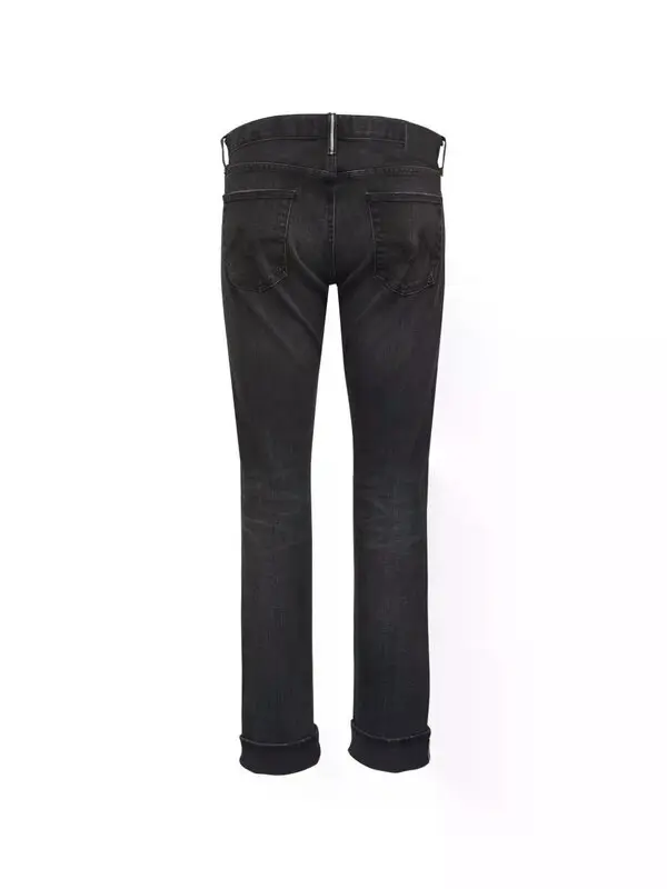 Ag Five-pocket Turned-up Hem Jeans