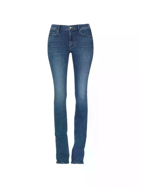 MOTHER Runaway Straight Leg Jeans - Blue
