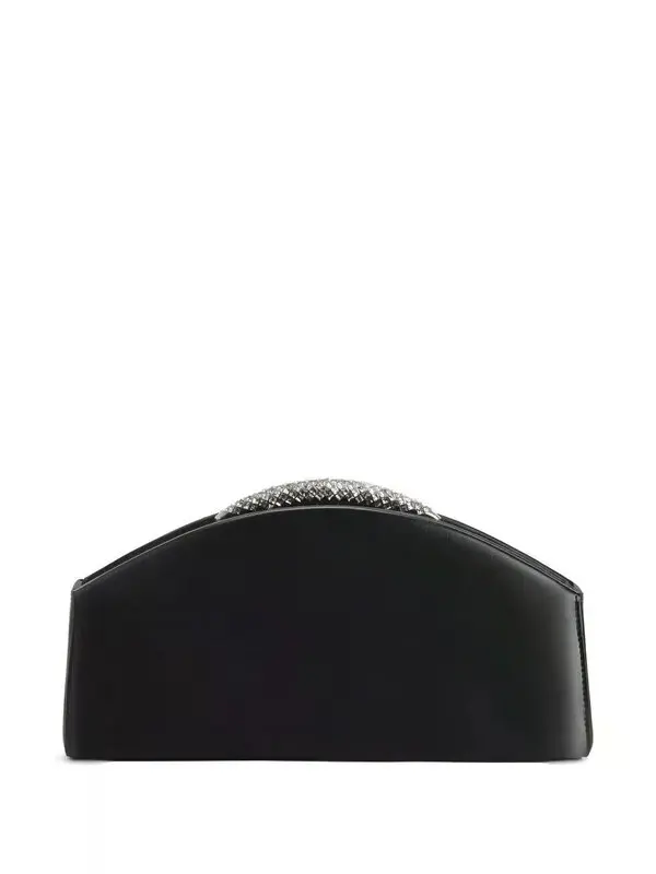 GIUSEPPE ZANOTTI Atena Leather Clutch - Black