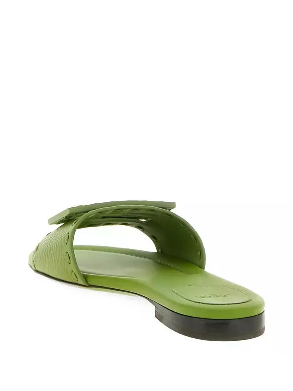 Fendi Selleria Baguette Open-toe Flat Sandals