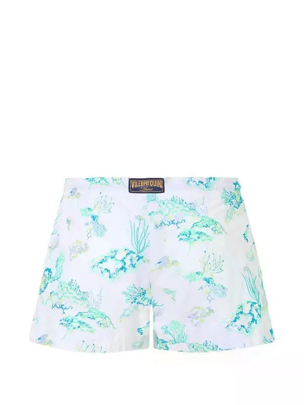Vilebrequin Embroidered Coral Reef Swim Shorts