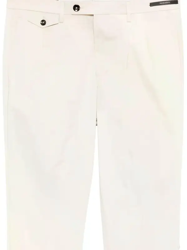 MICHAEL COAL Buttoned Trousers - Neutrals