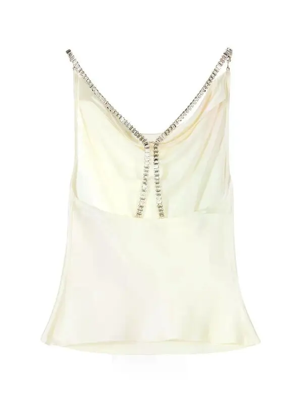 Patrizia Pepe Jewel Detail Silk Blouse
