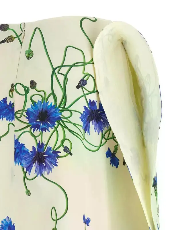 Stella McCartney Floral Ruffled Midi Skirt