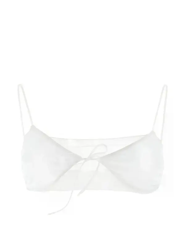 ALLIS BEACHWEAR Sporty Mesh Tie-fastening Bikini
